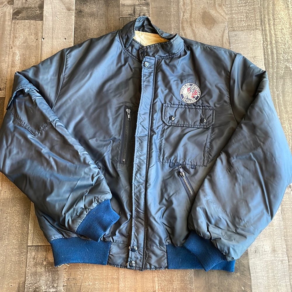 Vintage Diamond Quilt Insulated Bomber Jacket - Gem